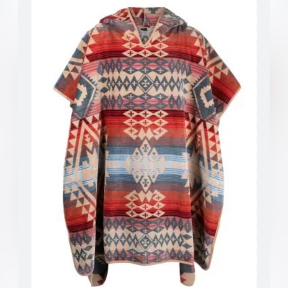Pendleton | Other | Pendleton Hooded Towel Poncho Aztec Print New Nwt ...